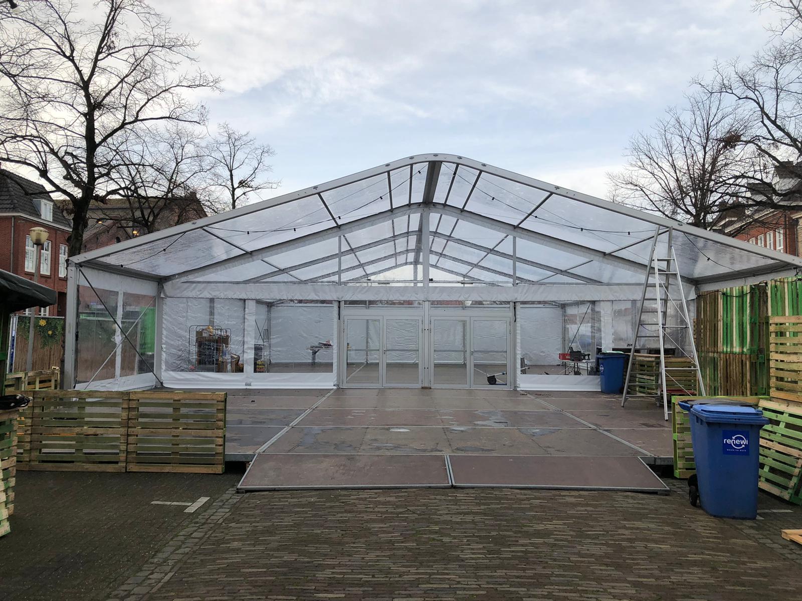 Aluminium constructie tent 15 x 15 meter - Huijgens Verhuurbedrijf ...